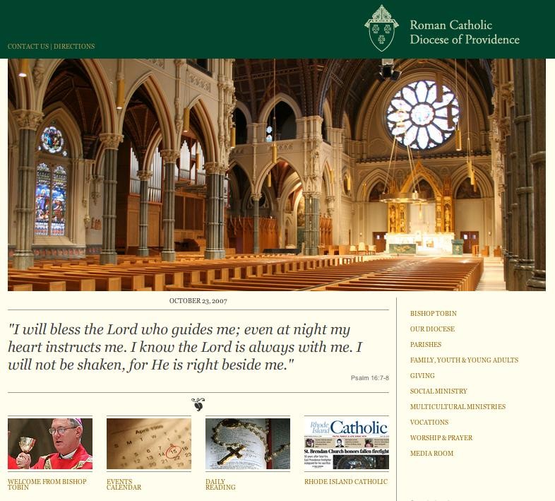 Diocese launches updated web site | Rhode Island Catholic