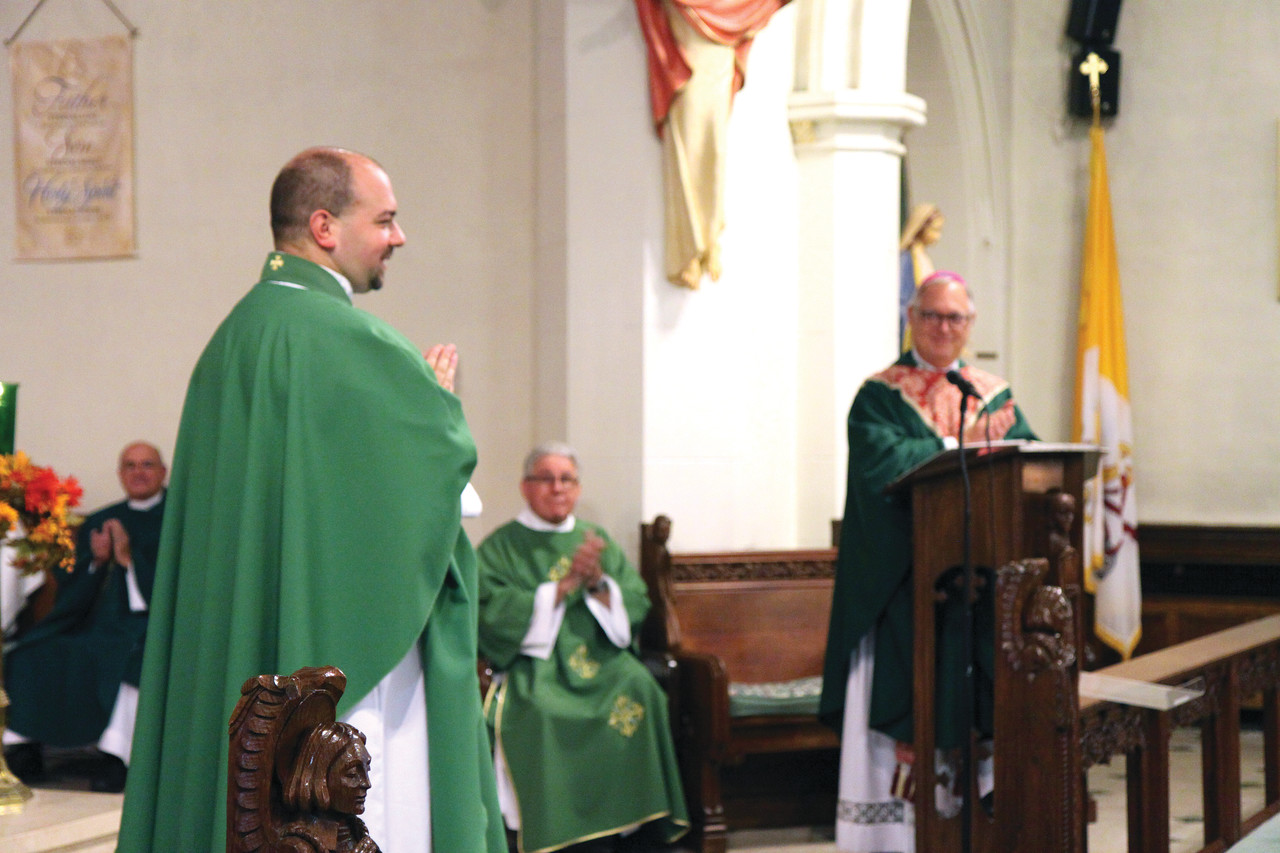 Installation of Father Scott Carpentier | Rhode Island Catholic