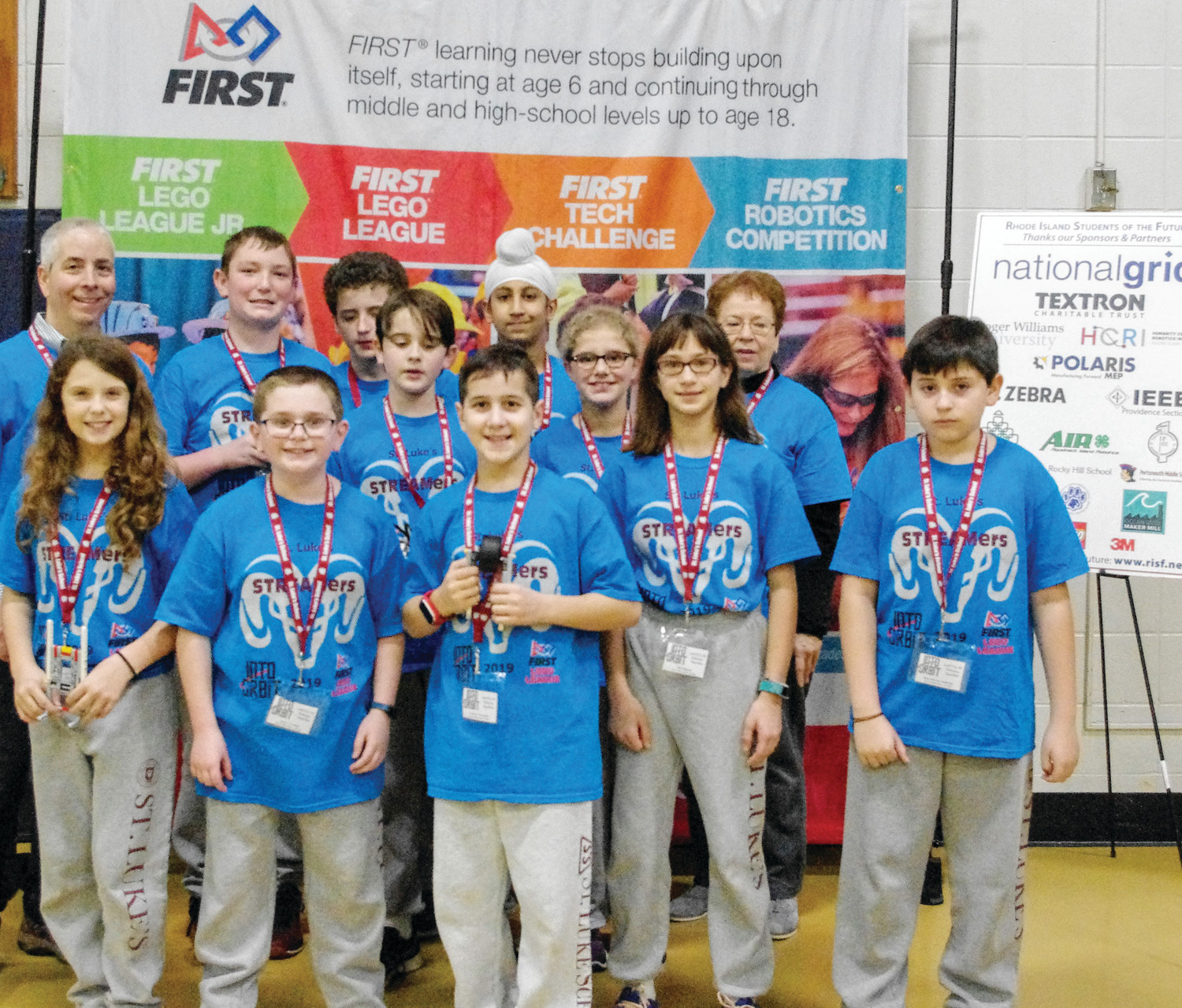 St. Luke’s School competitive Lego Robotics Team | Rhode Island Catholic