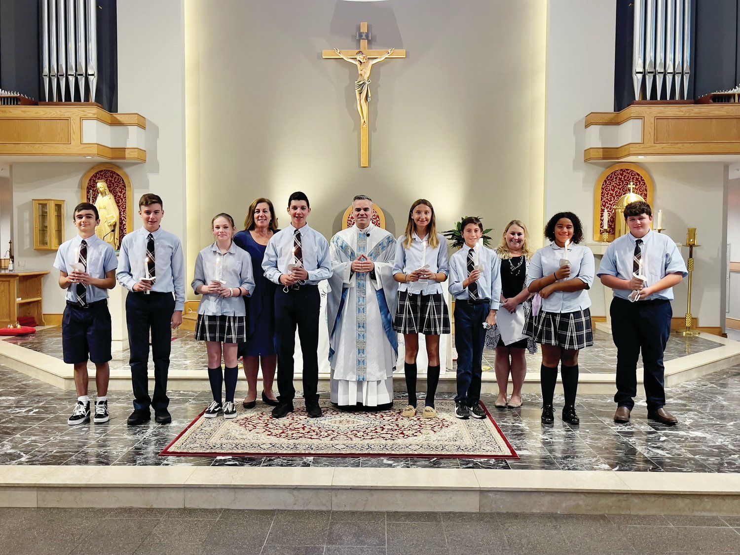 Youth inducted into the St. Margaret School Student Council | Rhode ...