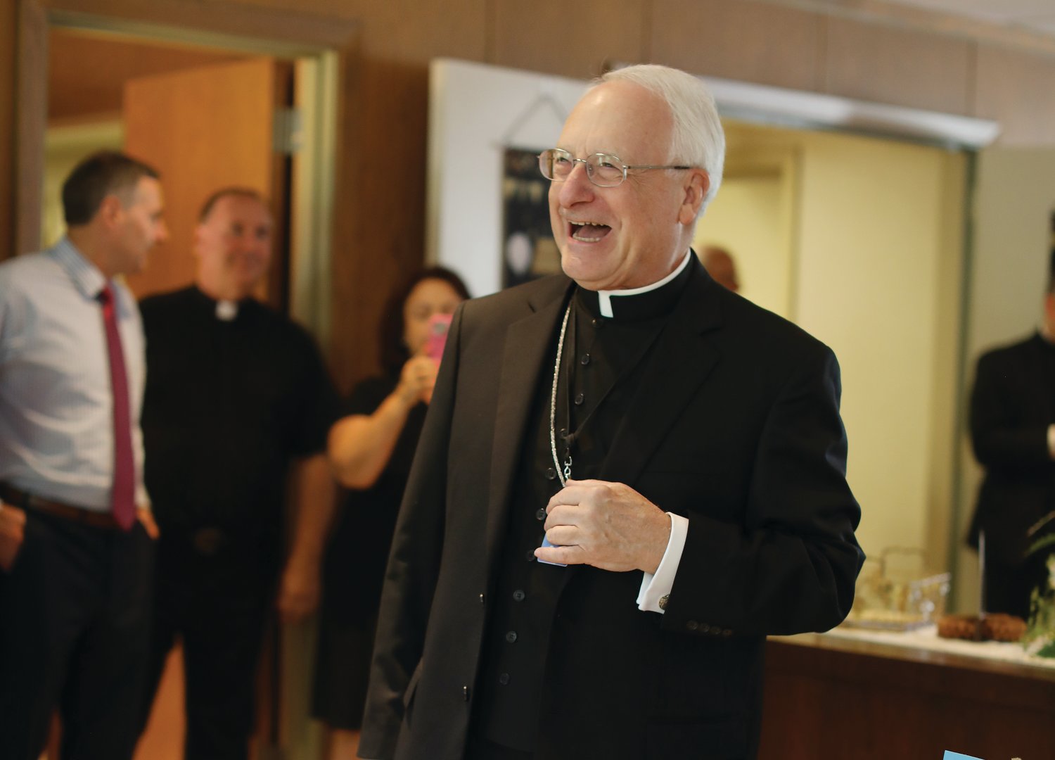 Bishop Evans marks milestone birthday | Rhode Island Catholic