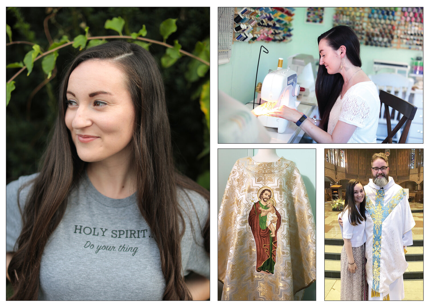 Young woman stitches together faith and fashion to create timeless ...