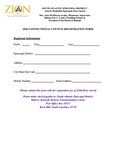 2026 Connectional Council Registration Letter - Star of Zion