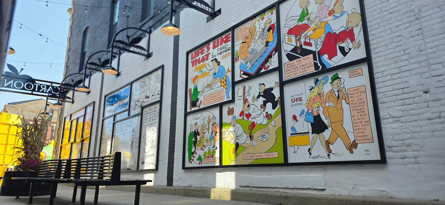 Downtown Nappanee’s Cartoon Alley Officially Opens - Times-Union
