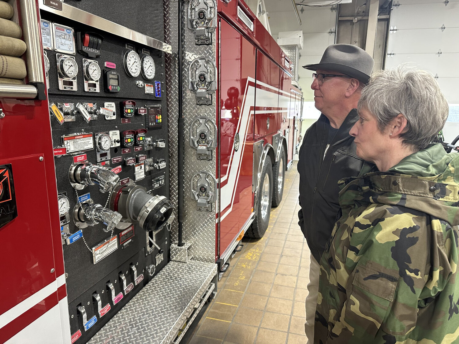 Warsaw-Wayne Fire Territory Has Push-In Ceremony For New Ladder Truck ...