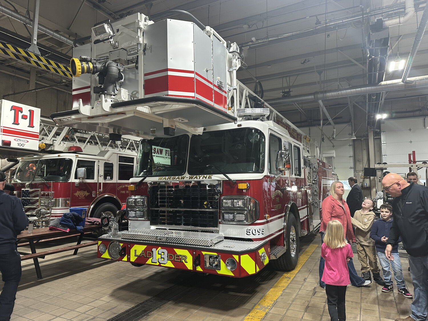 Warsaw-Wayne Fire Territory Has Push-In Ceremony For New Ladder Truck ...