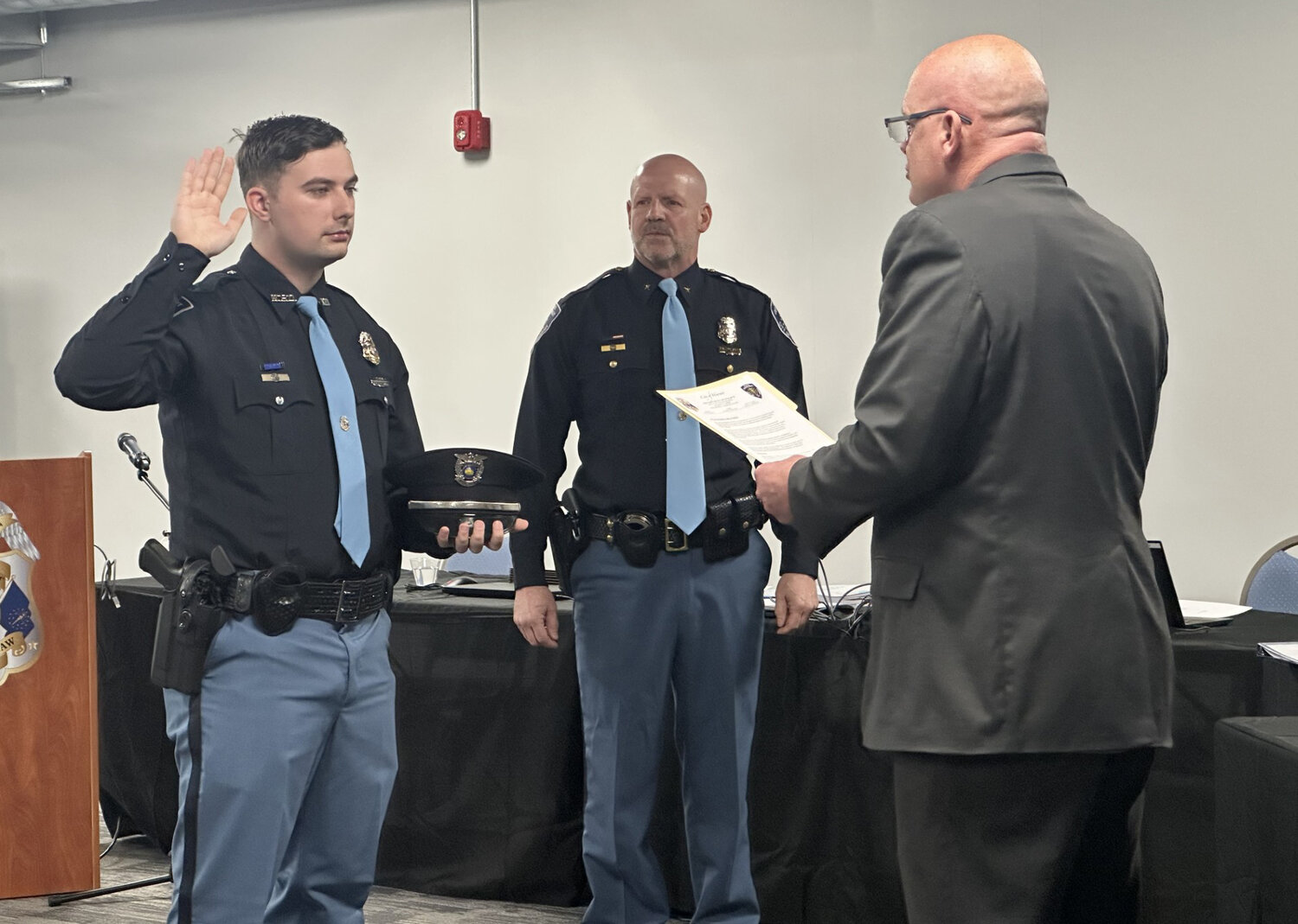 Black, Owens Take Oaths Of Office For WPD - Times-Union