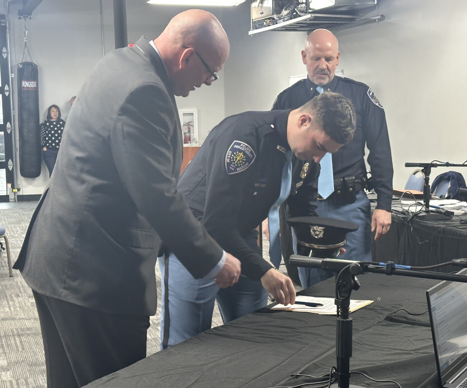 Black, Owens Take Oaths Of Office For WPD - Times-Union